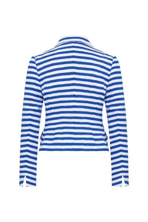 MAISON COMMON Striped Jersey Jacket