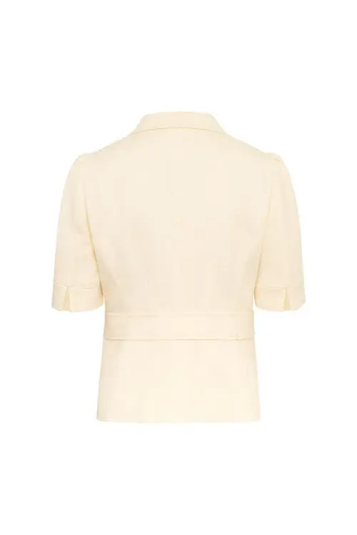 MAISON COMMON Half Sleeve Jersey Safari Jacket