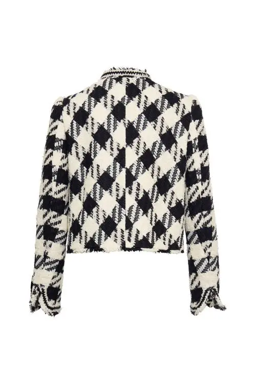 MAISON COMMON Little Short Plaid Jacket