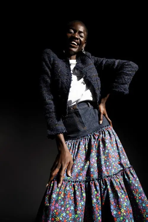 MAISON COMMON Sequins Tweed Jacket With Macrame Trimming