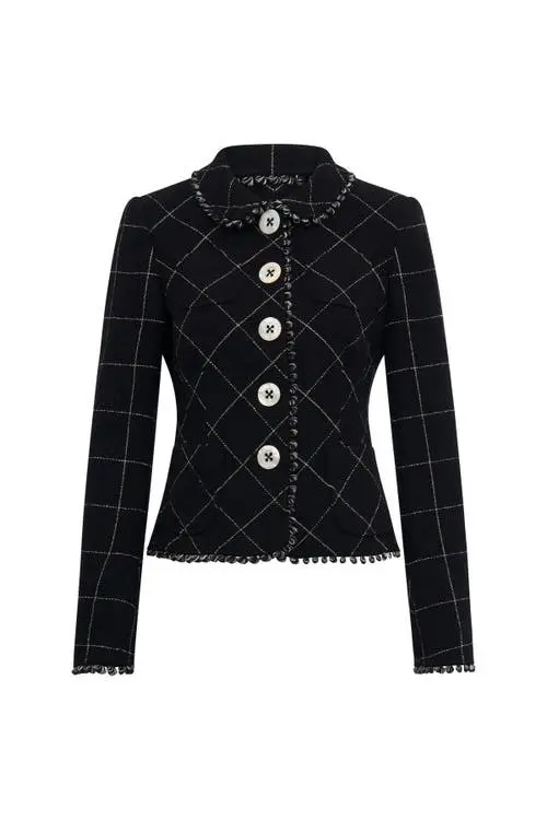 MAISON COMMON Boucle Jacket With Matching Trims