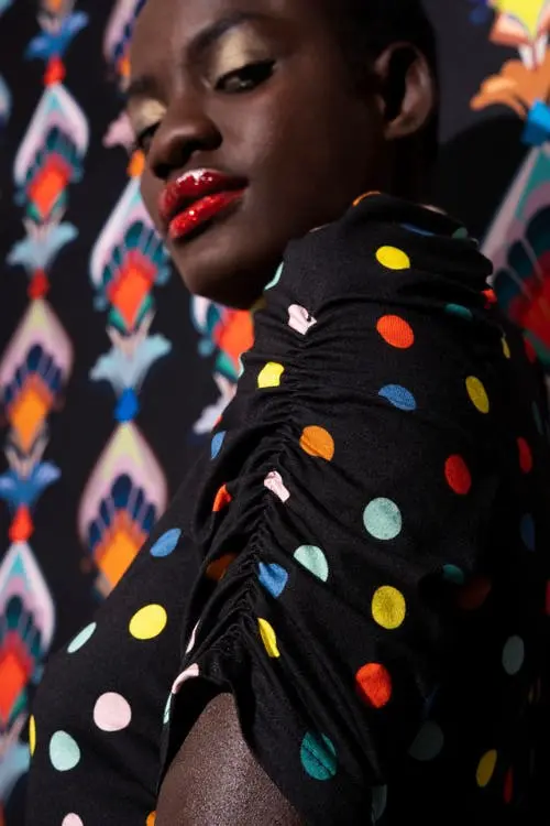 MAISON COMMON Printed Jersey Shirt With Ruffled Sleeves
