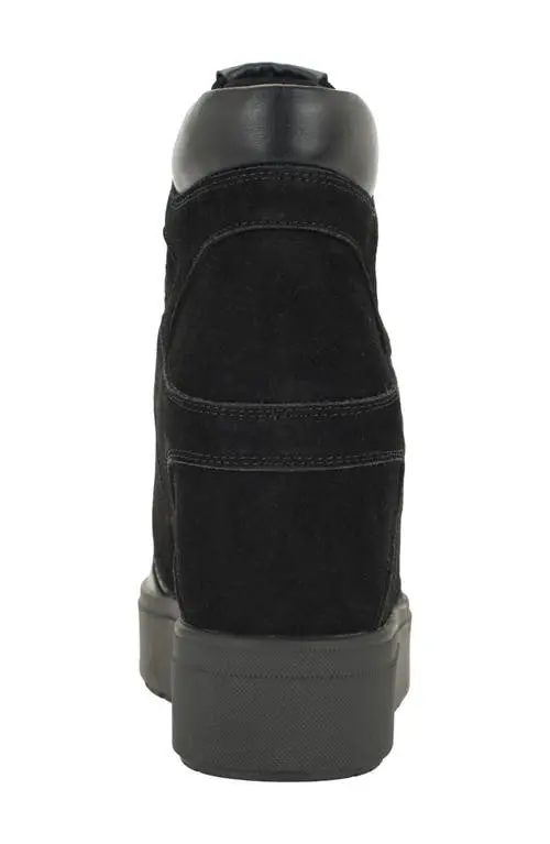 Guess Guilley Wedge Sneaker - Black