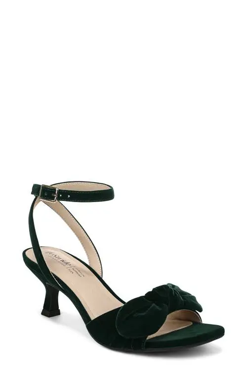 LIFESTRIDE Nola Sandal With Bow Detailing - Dark Green