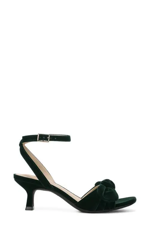 LIFESTRIDE Nola Sandal With Bow Detailing - Dark Green