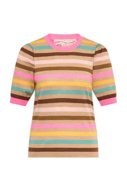 MAISON COMMON Light Weight Striped Pullover