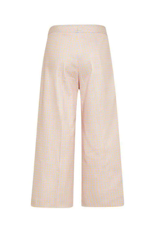 MAISON COMMON Cropped Printed Cotton Lycra Trousers