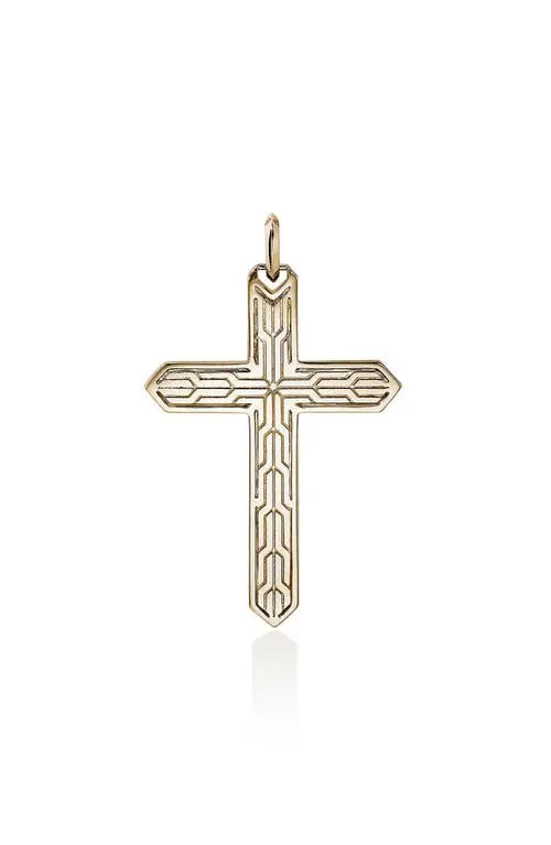 John Hardy 14k Cross Pendant Necklace