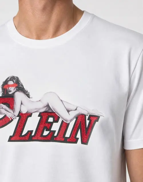 Philipp Plein T-shirt Round Neck Ss - White