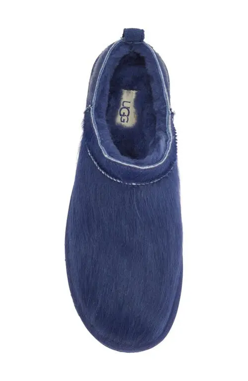UGG Classic Micro Calf Hair Slipper - High-voltage Blue