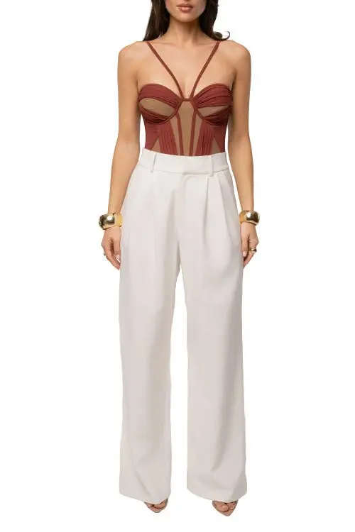JLUXLABEL Illusion Contrast Bodysuit