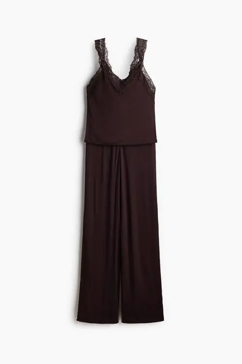 H&M Lace-trimmed Pajamas