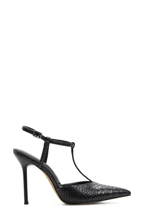 Aldo Leonniah Croc Embossed Leather Stiletto Pumps