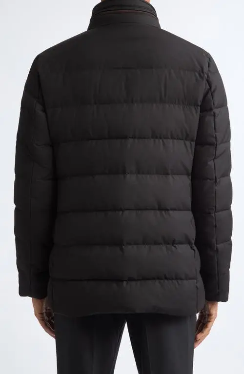 MOORER Ilvo 3-in-1 Quilted Down Overcoat With Removable Vest