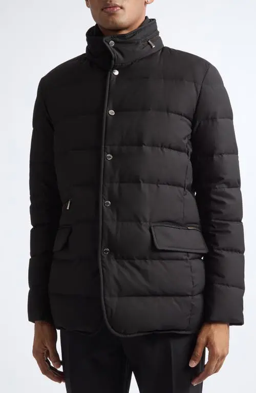 MOORER Ilvo 3-in-1 Quilted Down Overcoat With Removable Vest