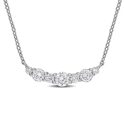 JULIANNA B. 1 Ct. T.w. Lab Grown Diamond Curved Bar Necklace