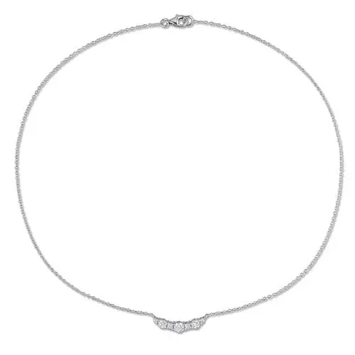 JULIANNA B. 1 Ct. T.w. Lab Grown Diamond Curved Bar Necklace