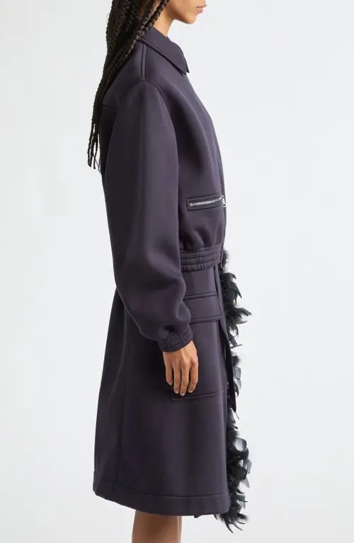 Plan C Viscose Knit Zip Jacket
