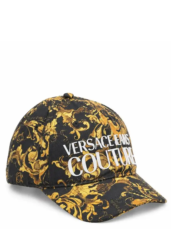 Versace Cappello Da Baseball Con Stampa Barocca