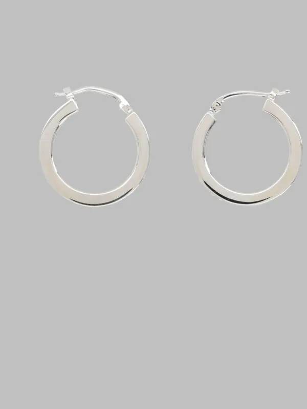 MAISON MARGIELA Logo Hoop Earrings
