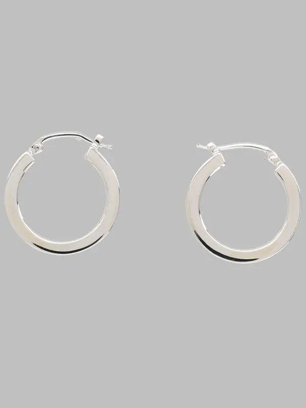 MAISON MARGIELA Logo Hoop Earrings