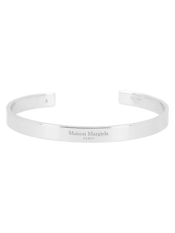 MAISON MARGIELA Plat" Logo Cuff Bracelet