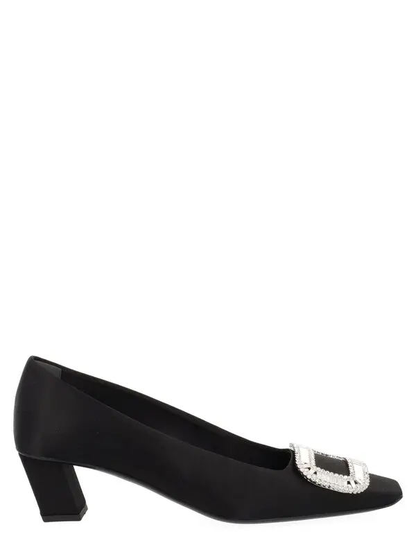 ROGER VIVIER Belle Décolleté Pumps With Embellished Buckle
