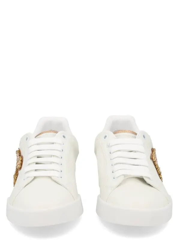 Dolce & Gabbana Embellished Logo Sneakers