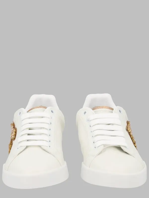 Dolce & Gabbana Embellished Logo Sneakers