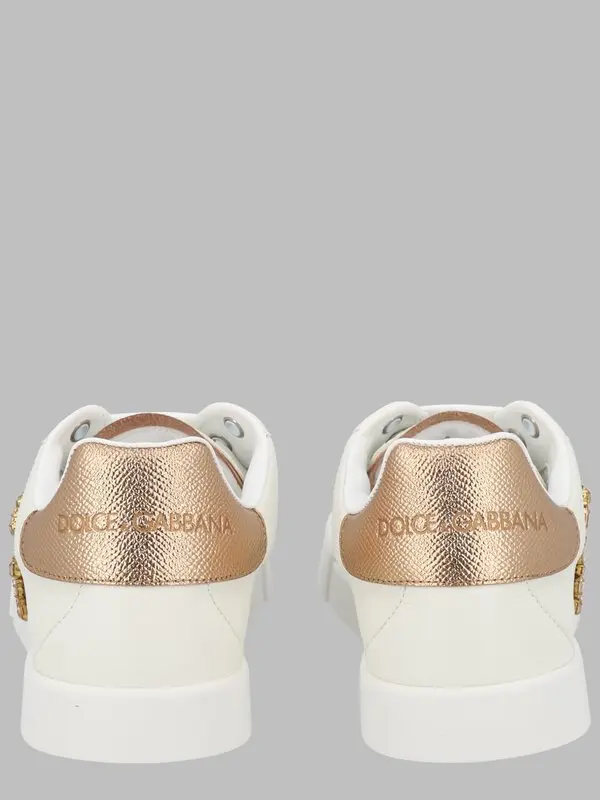 Dolce & Gabbana Embellished Logo Sneakers