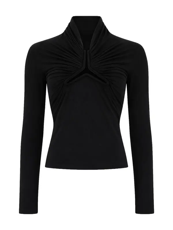 Rick Owens Alannah" Long Sleeve Top - Black