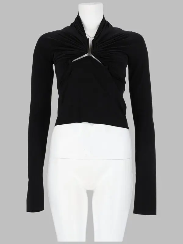 Rick Owens Alannah" Long Sleeve Top - Black