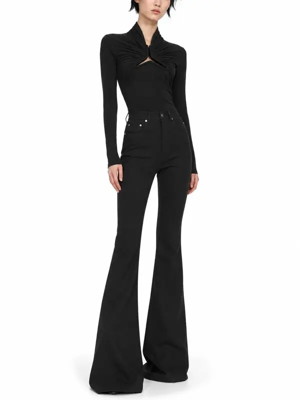 Rick Owens Alannah" Long Sleeve Top - Black