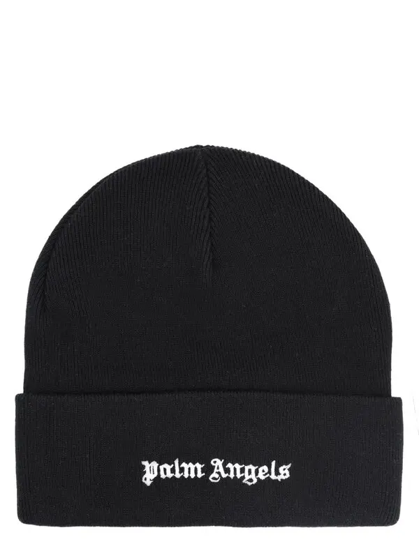 Palm Angels Berretto In Misto Cotone Con Logo
