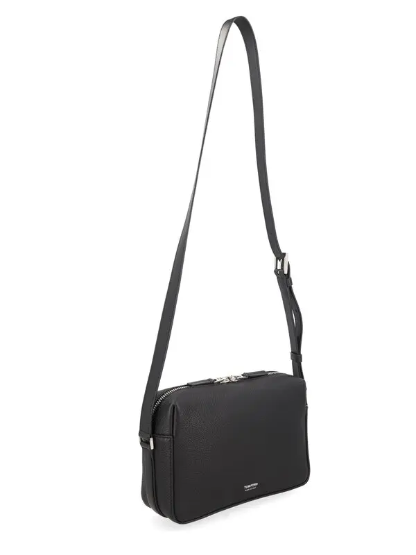 TOM FORD Textured Leather Crossbody Bag