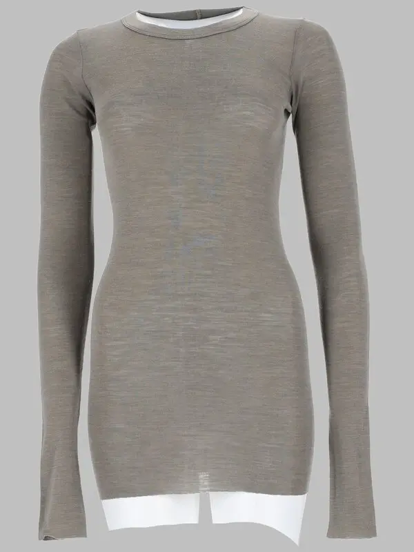 Rick Owens Long Sleeve T-shirt - Dove