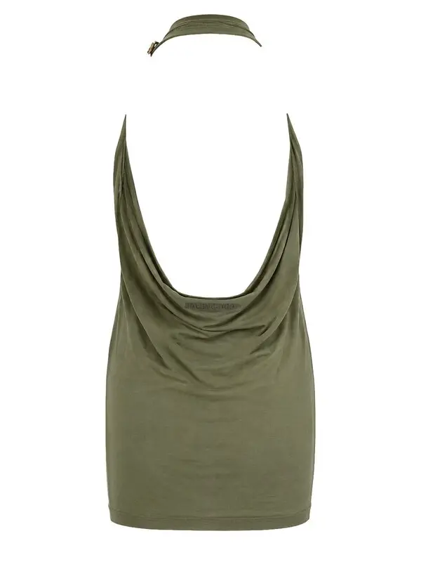Balenciaga Halter Neck Draped Top