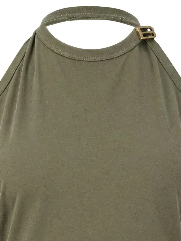 Balenciaga Halter Neck Draped Top