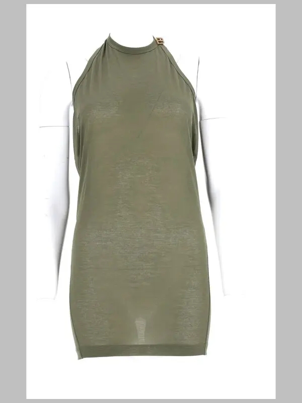 Balenciaga Halter Neck Draped Top