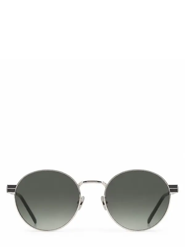 Saint Laurent Round Frame Sunglasses - Black