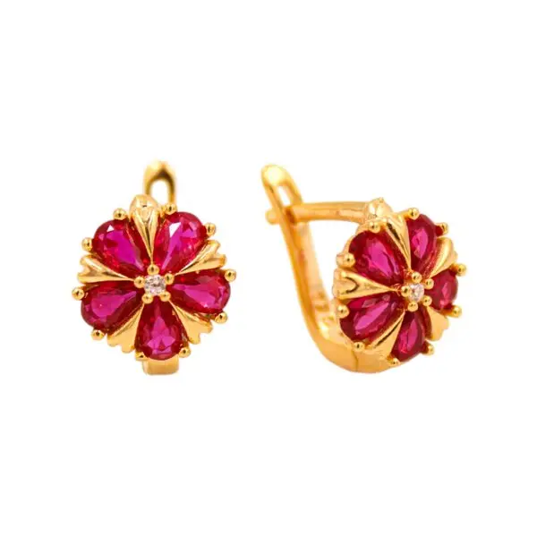 1610ISTANBUL Judas Tree Swarovski Earrings