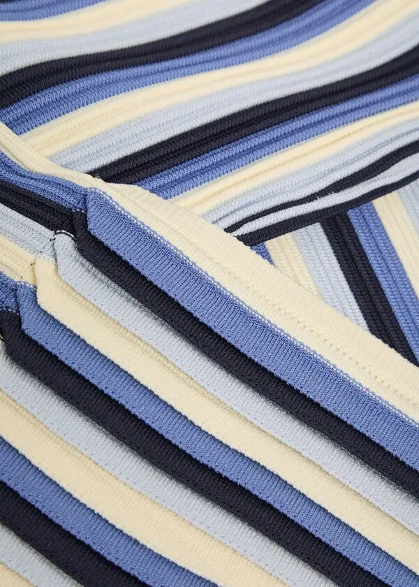 Simkhai Iris Striped Knit Cardigan