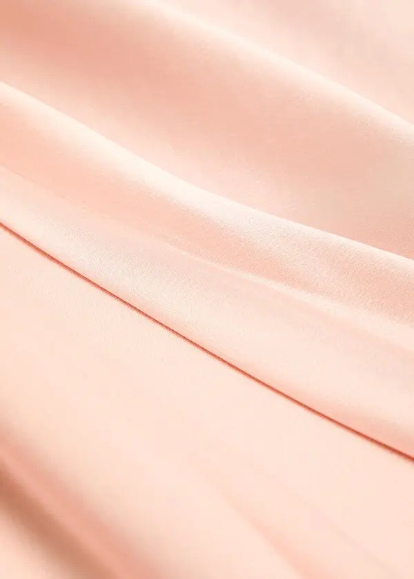 Simkhai Izel Draped Cape Satin-crepe Gown