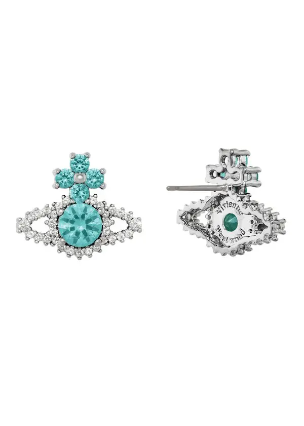 VIVIENNE WESTWOOD Valentina Crystal-embellished Orb Stud Earrings