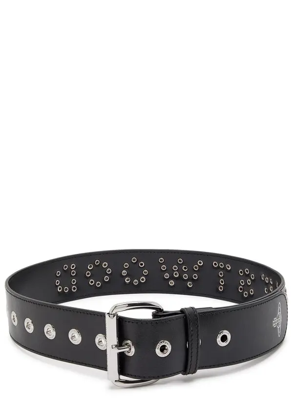 VIVIENNE WESTWOOD Stud-embellished Leather Belt