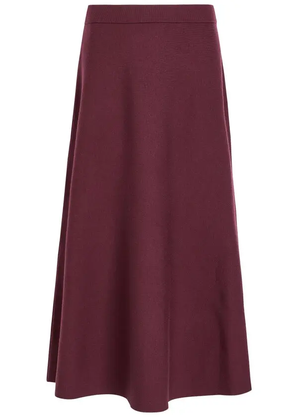 Simkhai Cassie Close-knit Wool Maxi Skirt