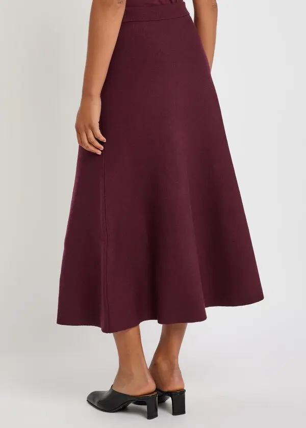 Simkhai Cassie Close-knit Wool Maxi Skirt