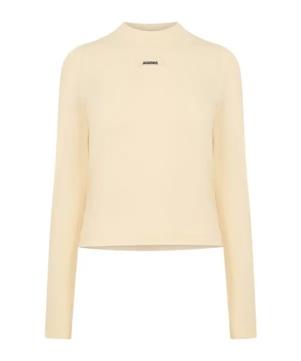 Jacquemus Long Sleeve Jacquard T-shirt