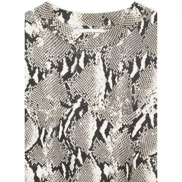 ANINE BING Miles Leopard Print Sweatshirt