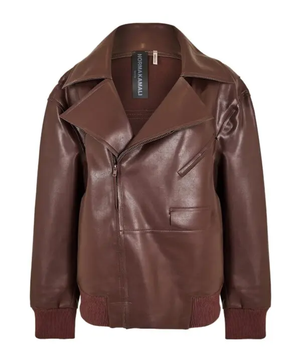 Norma Kamali Moto Bomber Jacket